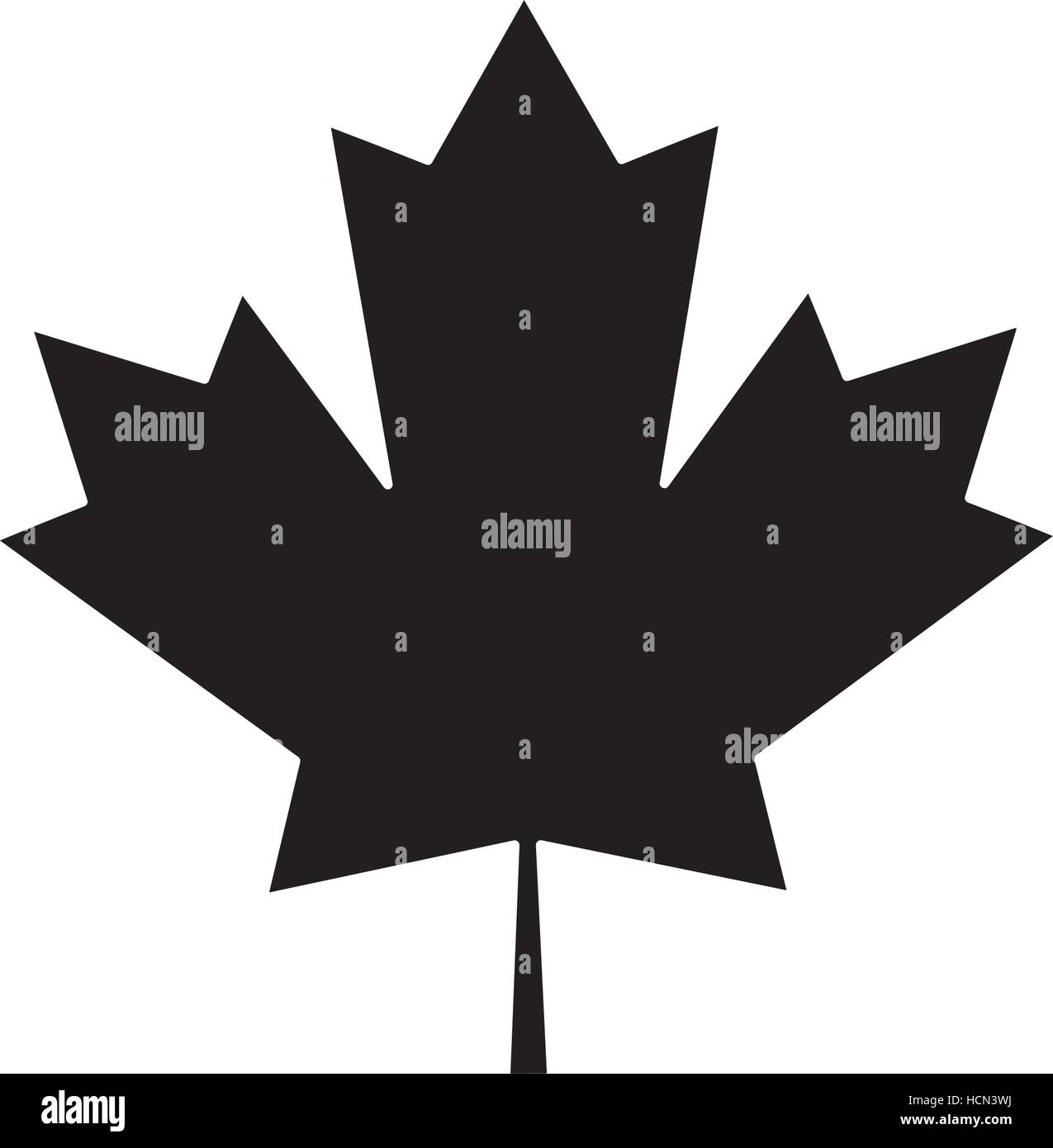 maple leaf green sign canadian pictogram Stock Vector Image & Art - Alamy