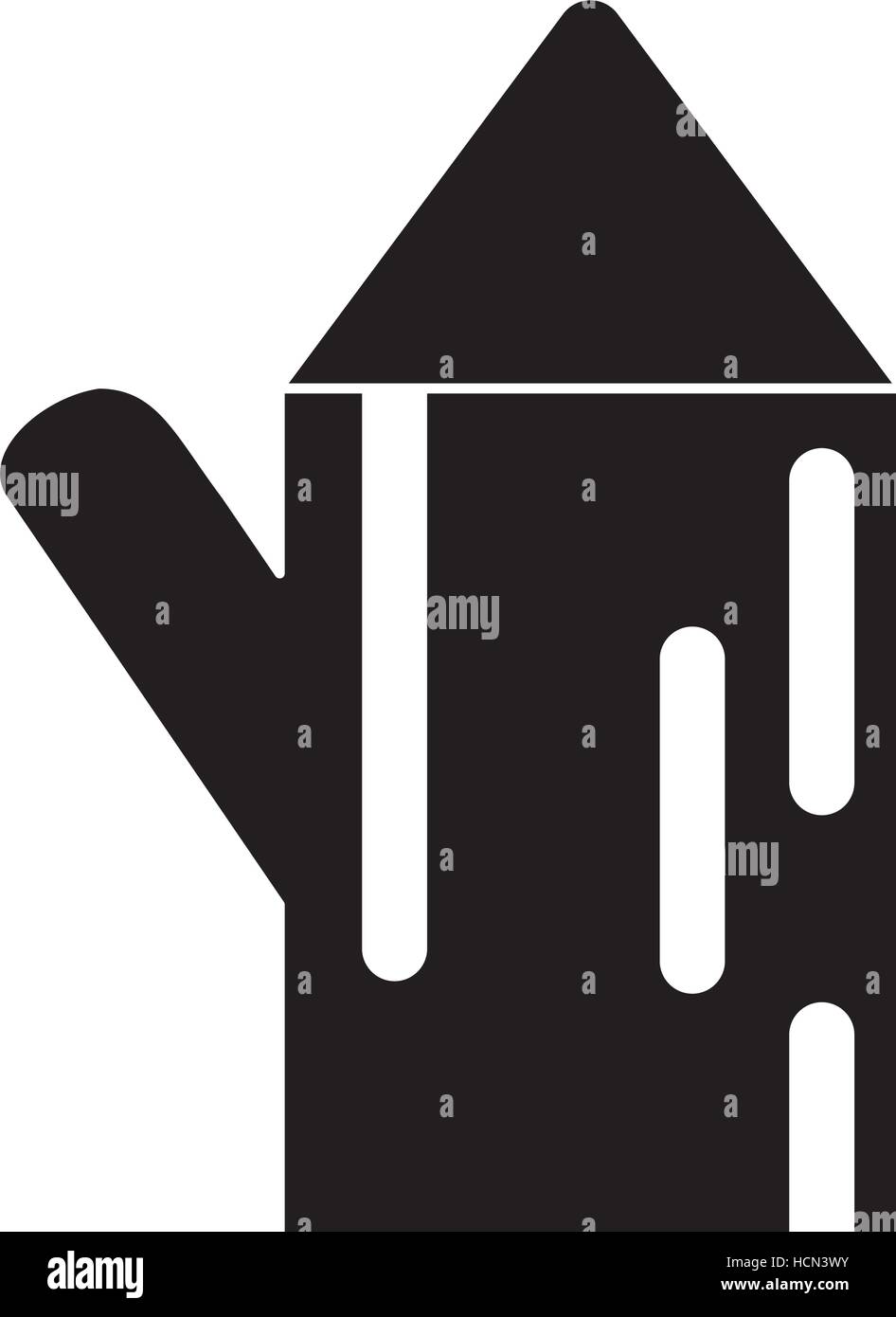 tree trunk wooden nature pictogram Stock Vector Image & Art - Alamy