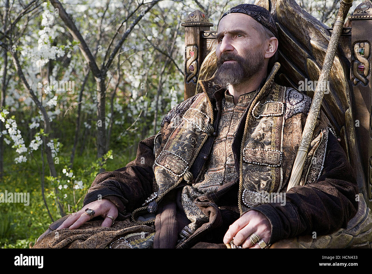 TSAR, Pyotr Mamonov as Ivan the Terrible (on throne), 2009. ph: Alexandra Morozova/©Rezo ...