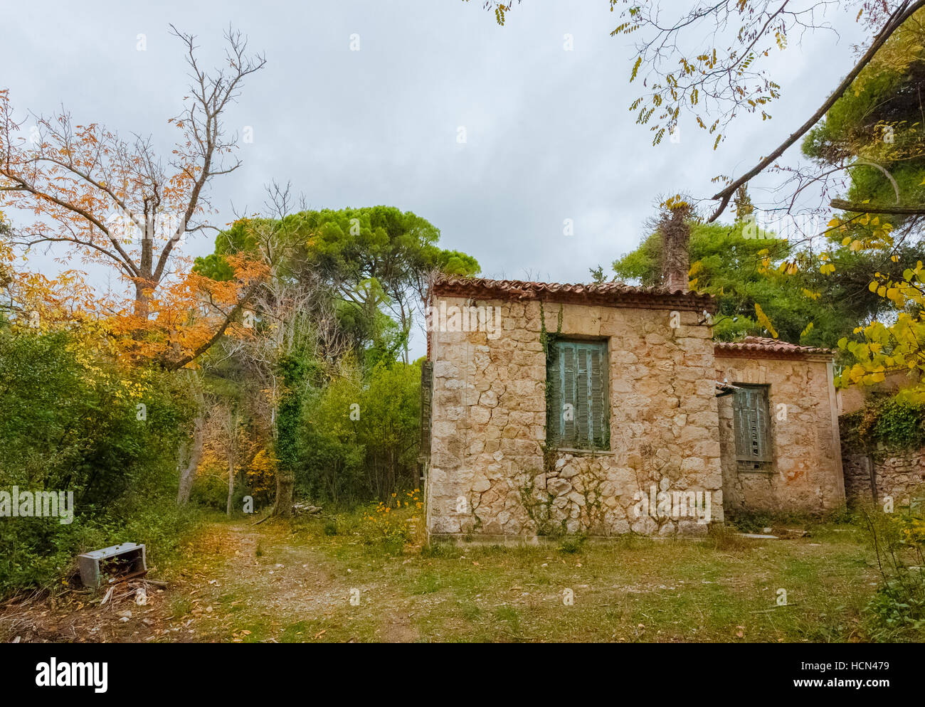 Tatoi Palace ruins in Greece, the summer palace and 10,000 acre estate ...