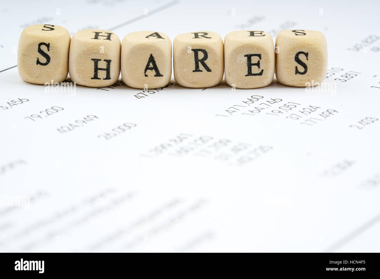 Wooden letter cube. Business concept Stock Photo - Alamy