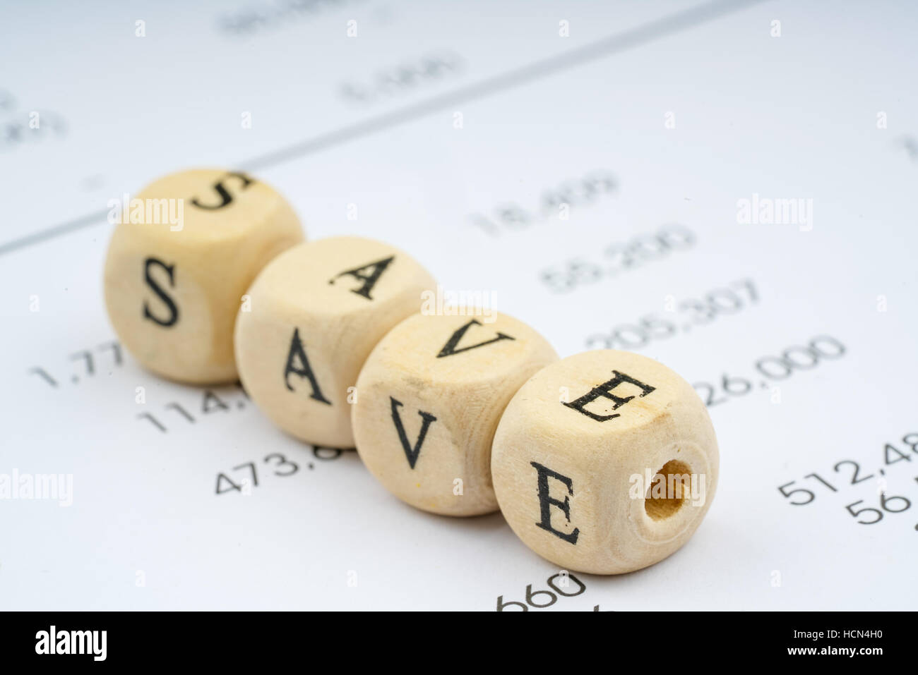 Wooden letter cube. Business concept Stock Photo - Alamy