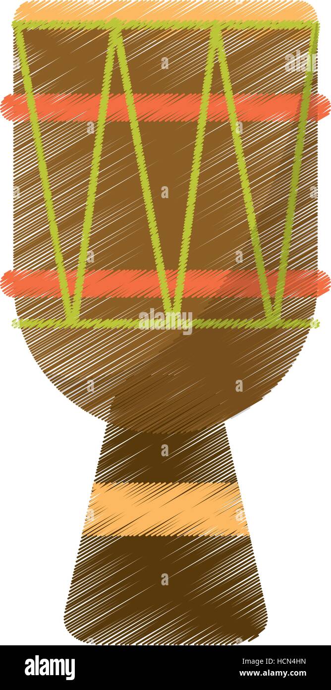 drawing brasilian drum percussion bongo Stock Vector Image & Art - Alamy