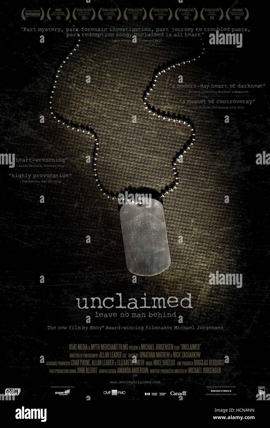 UNCLAIMED, US poster art, 2012 Stock Photo - Alamy