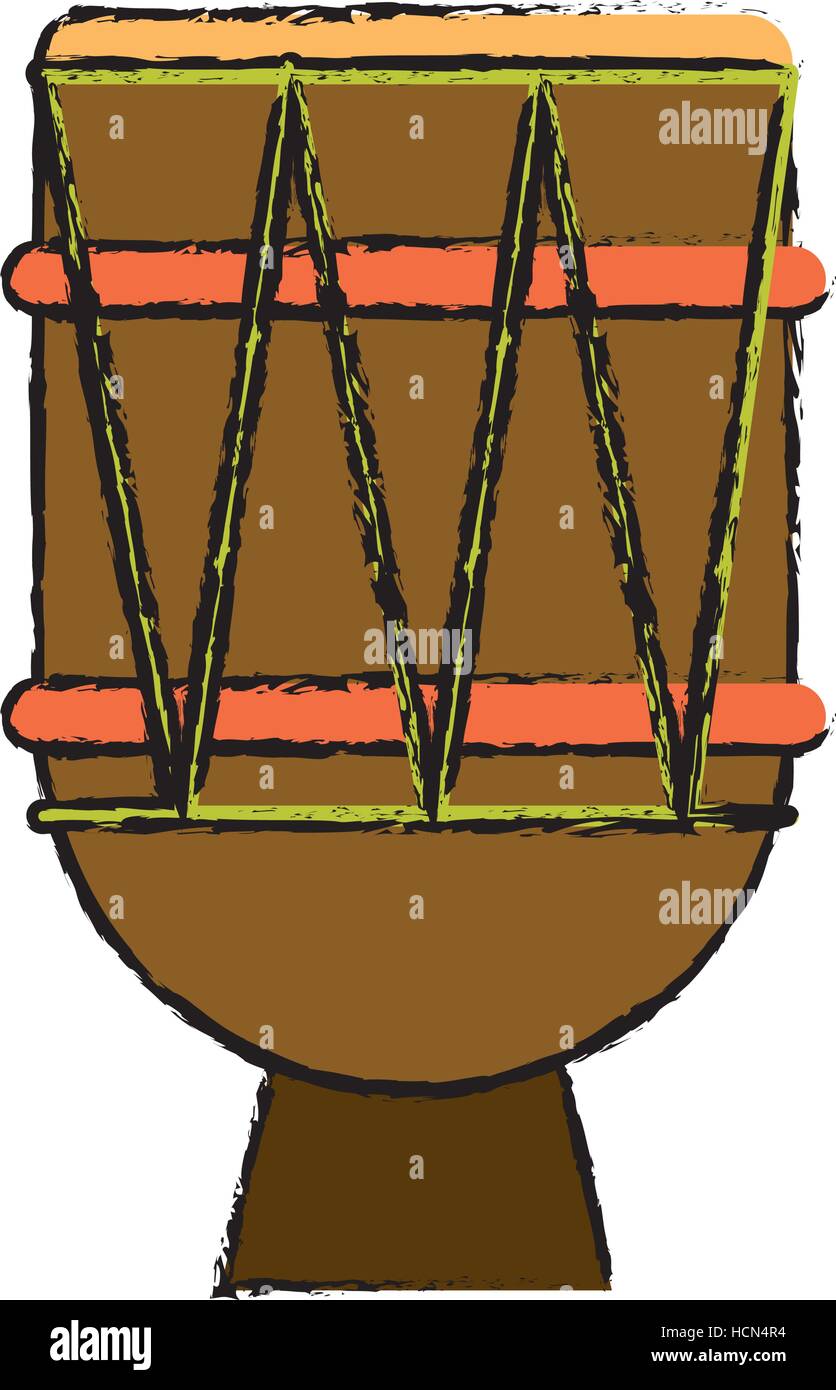 Talking drum Stock Vector Images - Alamy