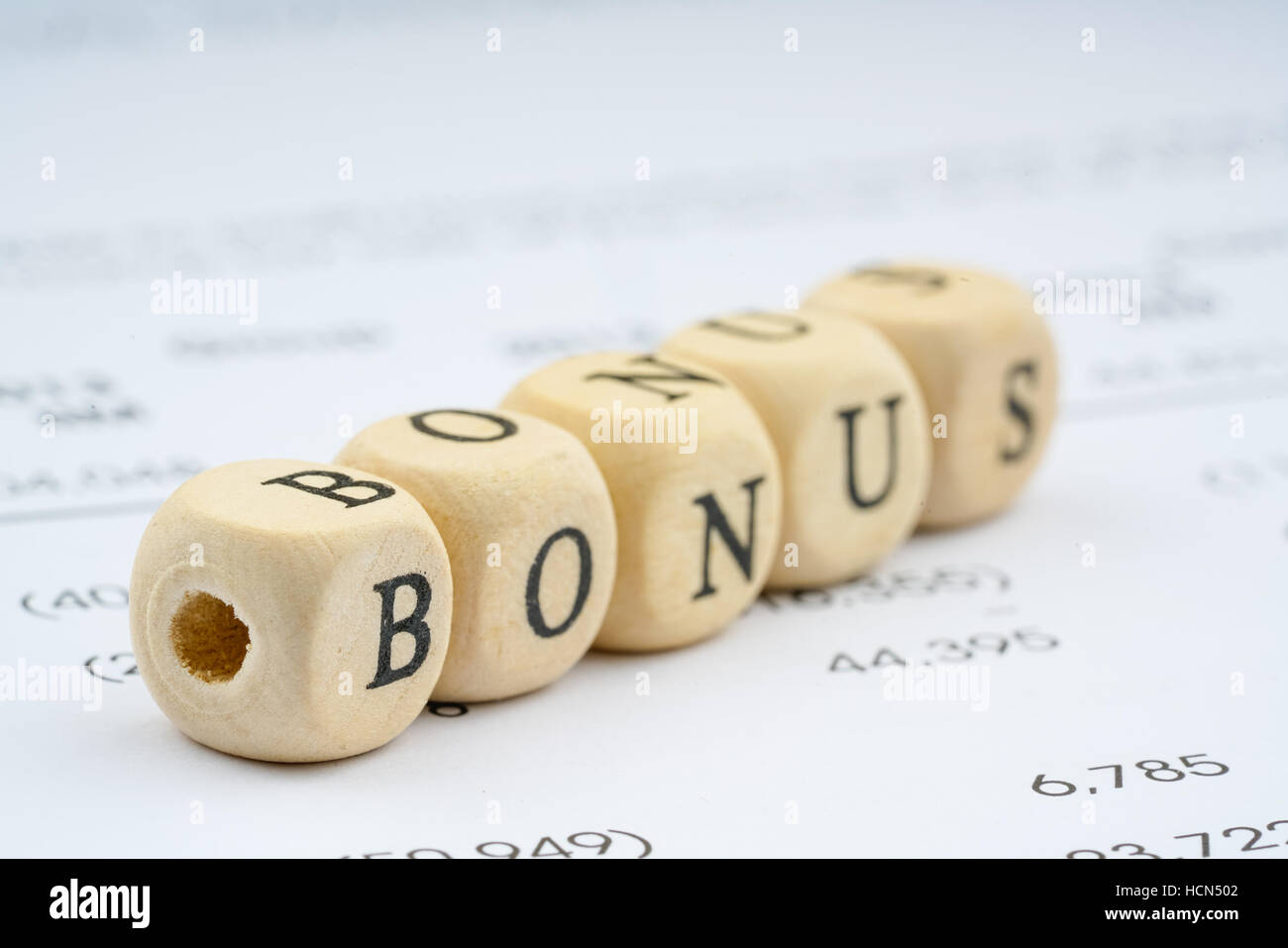 Wooden letter cube. Business concept Stock Photo - Alamy