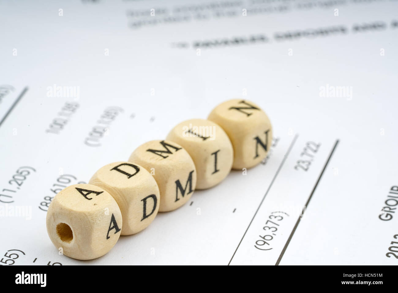 Wooden letter cube. Business concept Stock Photo - Alamy