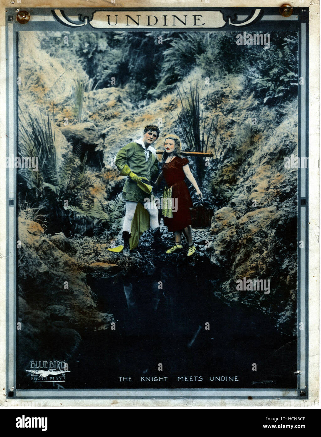 UNDINE, from left, Douglas Gerrard, Ida Schnall, 1916 Stock Photo - Alamy