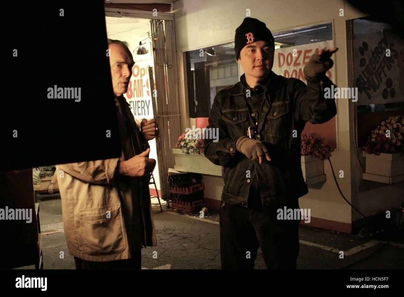 UNDOING, Tom Bower, director Chris Chan Lee, on set, 2006. ©Indican ...