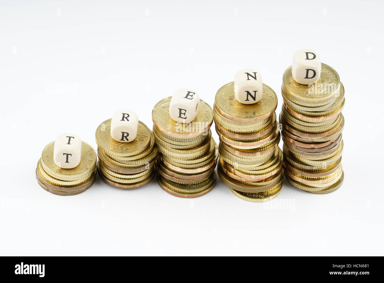 yellow coins stacking with finance bussiness concept Stock Photo - Alamy