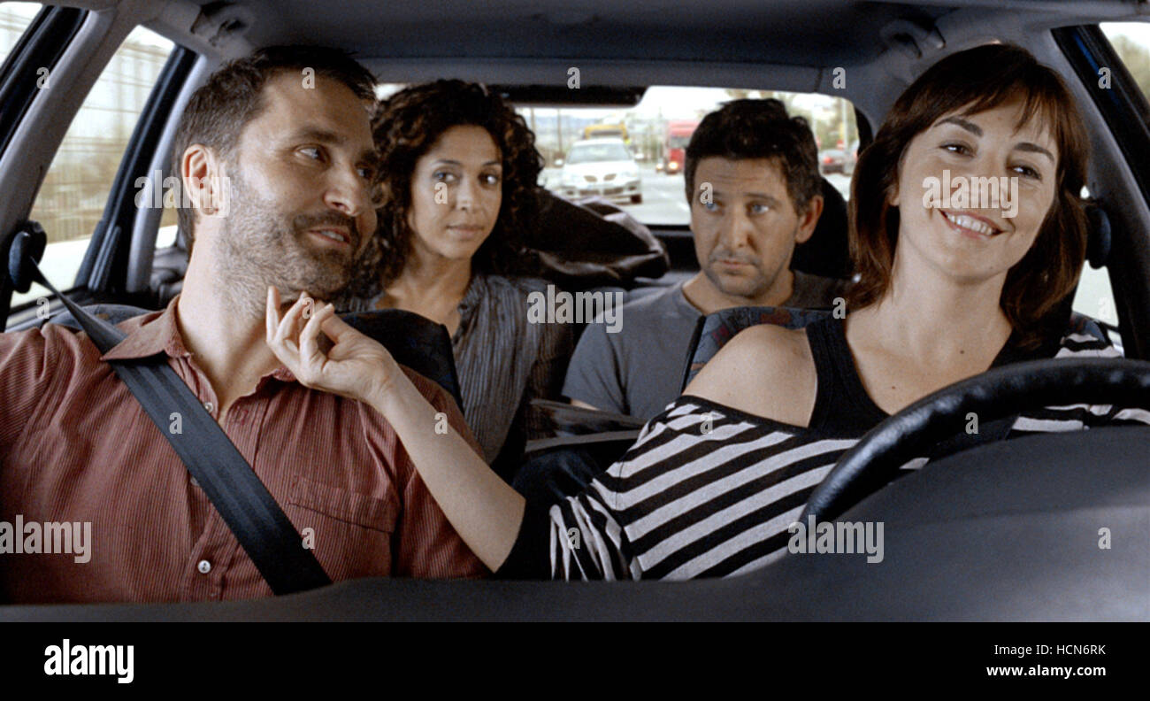 V.O.S., from left: Paul Berrondo, Vicenta N'Dongo, Andres Herrera ...