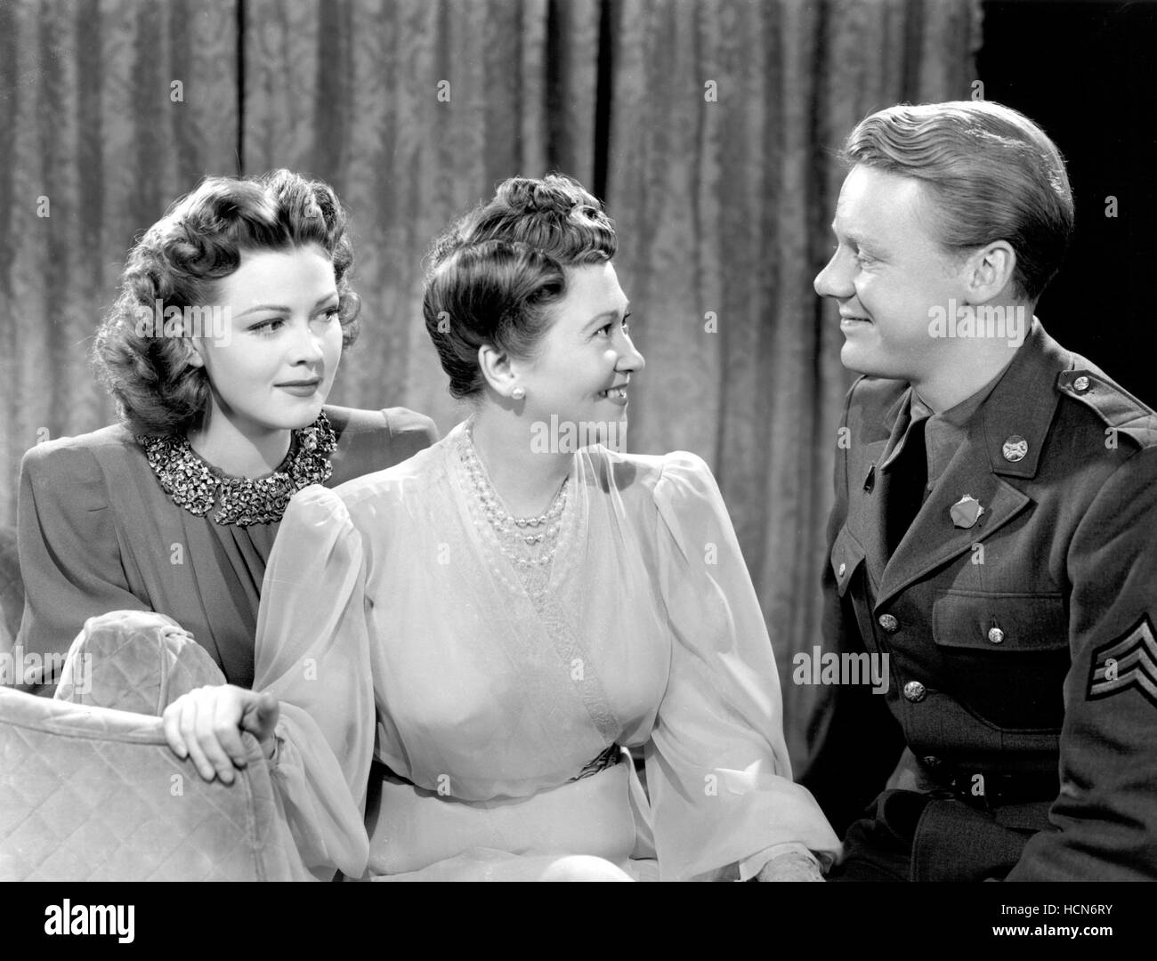 TH WAR AGAINST MRS. HADLEY, Jean Rogers, Fay Bainter, Van Johnson, 1942 ...