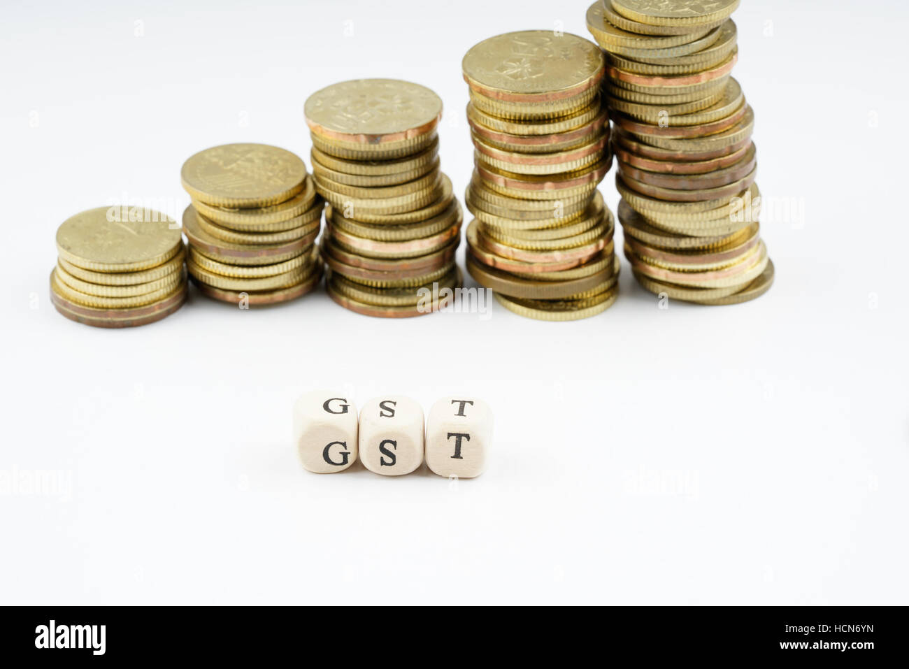 yellow coins stacking with finance bussiness concept Stock Photo - Alamy