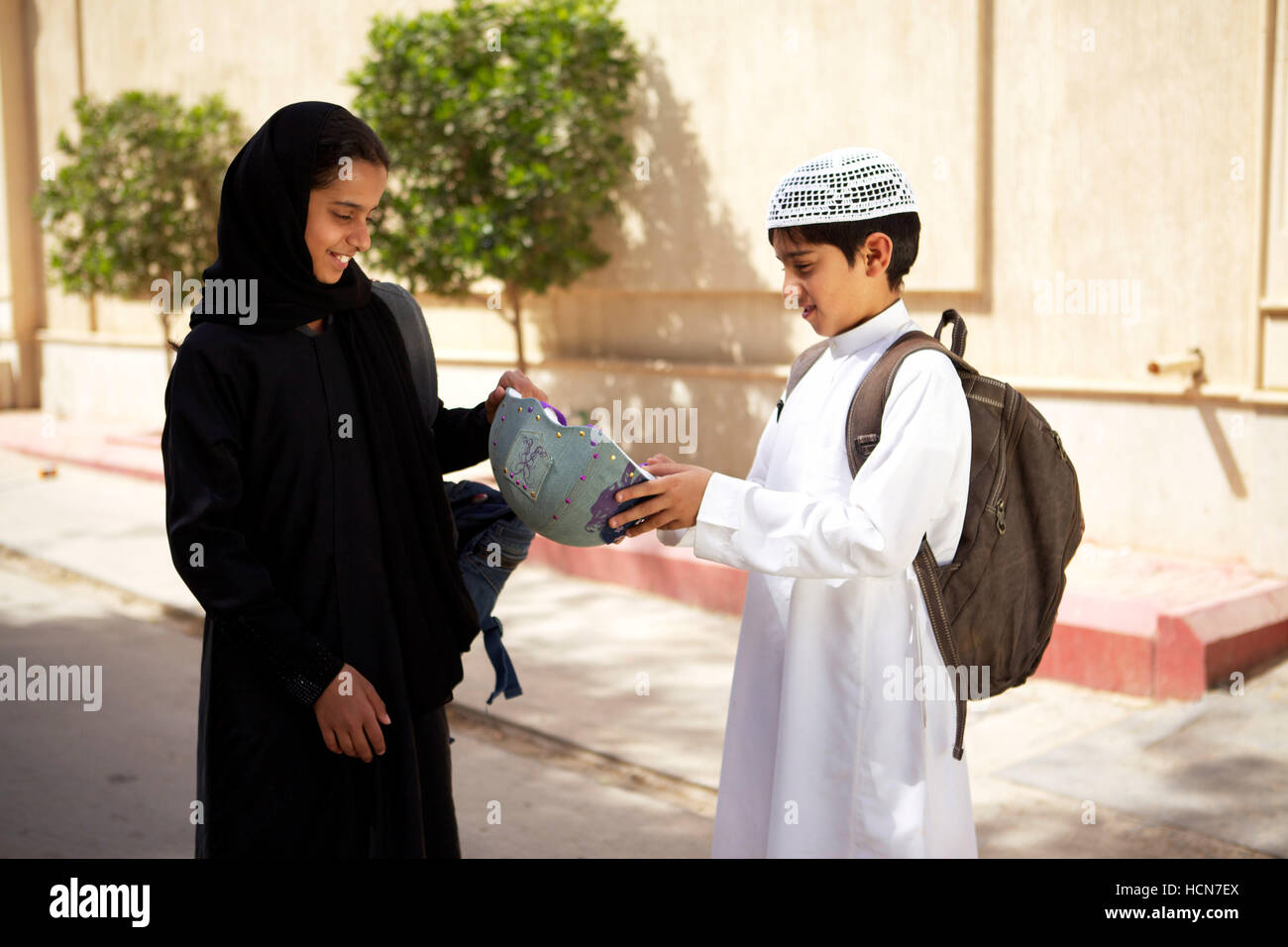 WADJDA, Waad Mohammed (left), 2012. ©Sony Pictures Classics/Courtesy ...