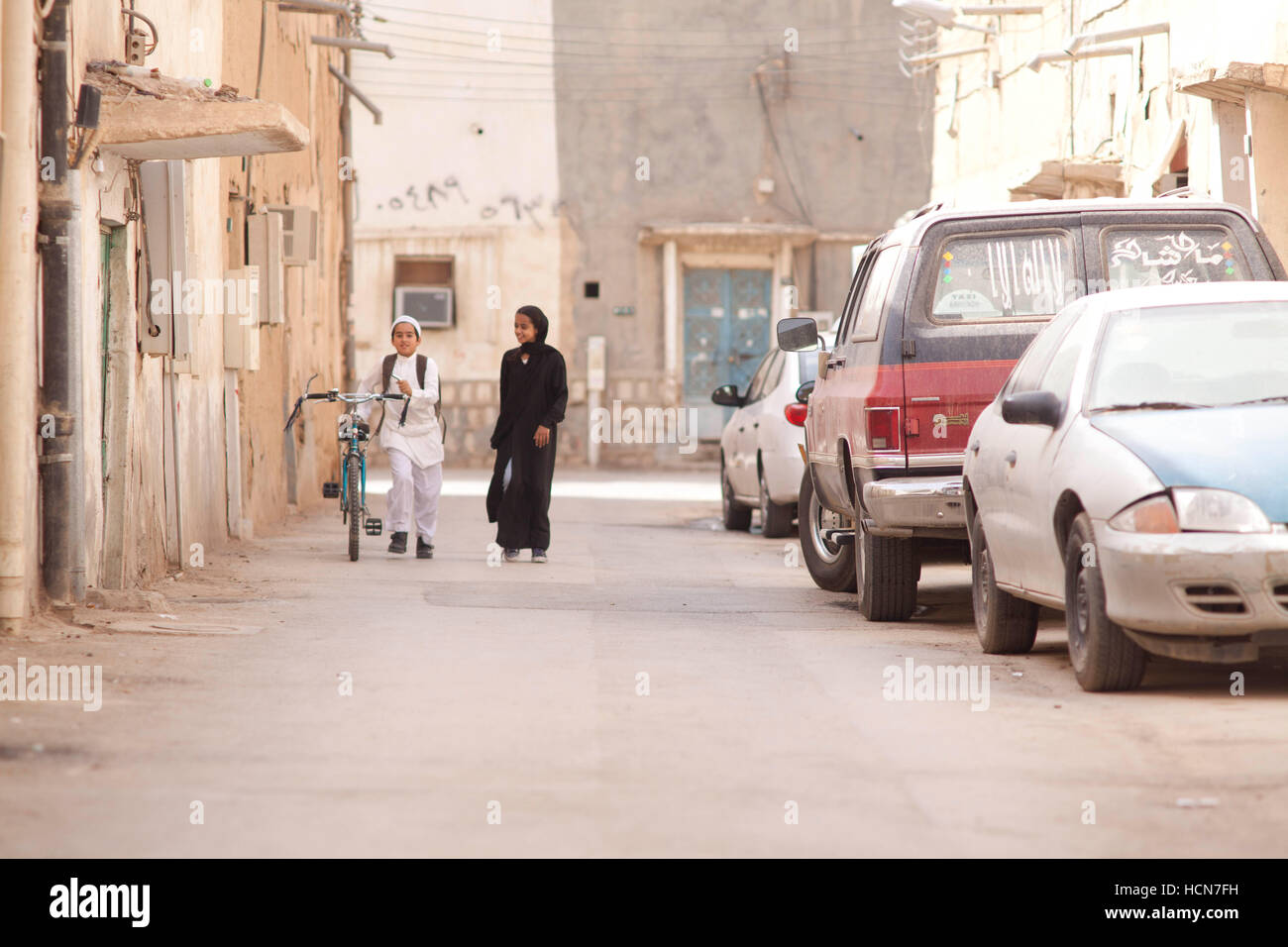 WADJDA, from left: Abdullrahman Al Gohani, Waad Mohammed, 2012. ph ...