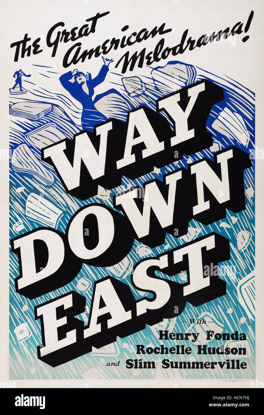 WAY DOWN EAST, US poster art, 1935. TM and copyright © 20th Century-Fox ...