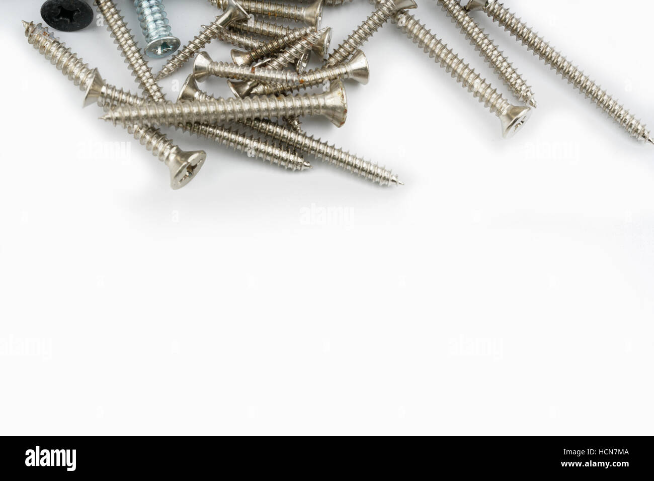 Screw with close up view Stock Photo - Alamy