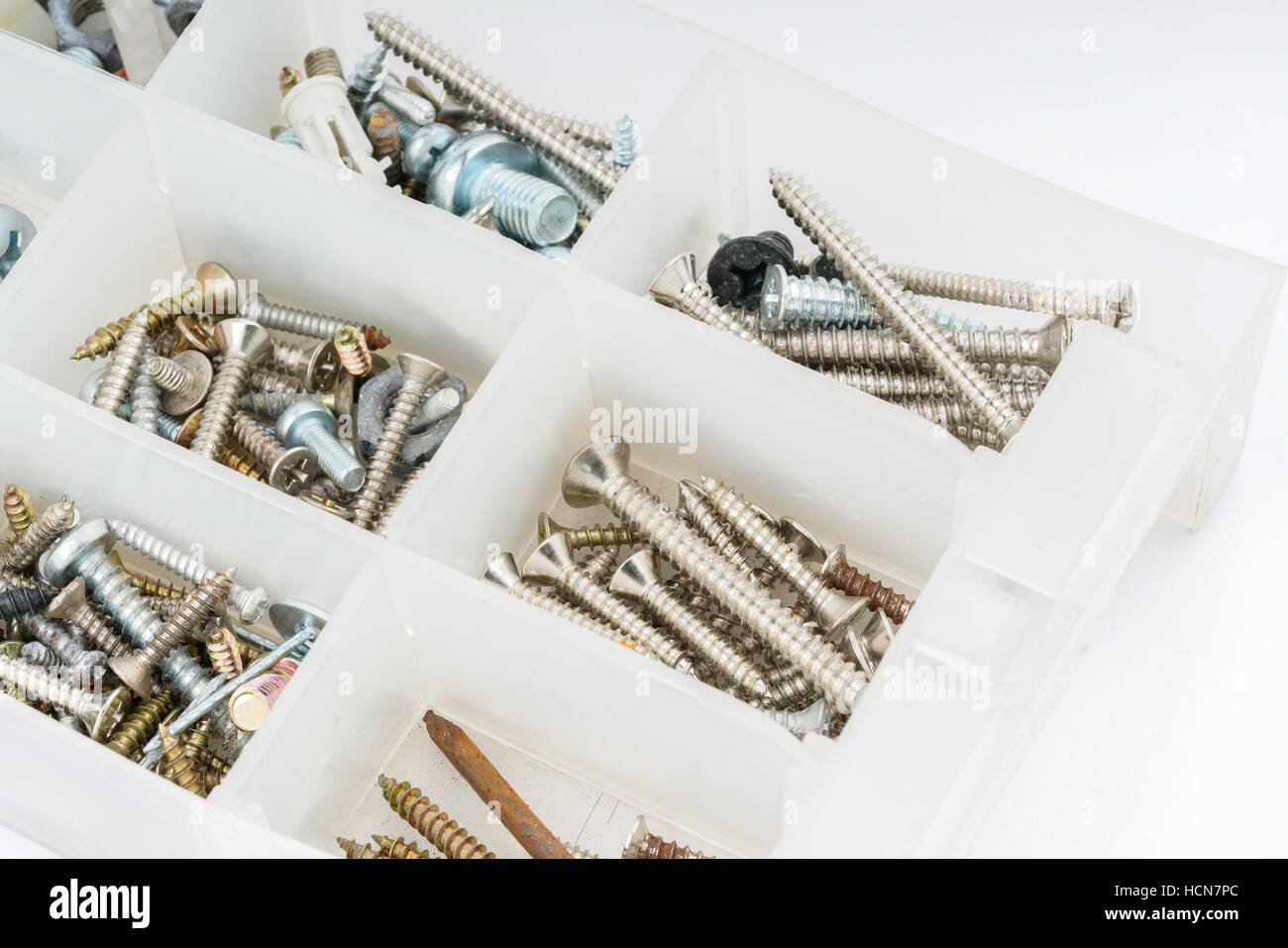 Screw with close up view Stock Photo - Alamy