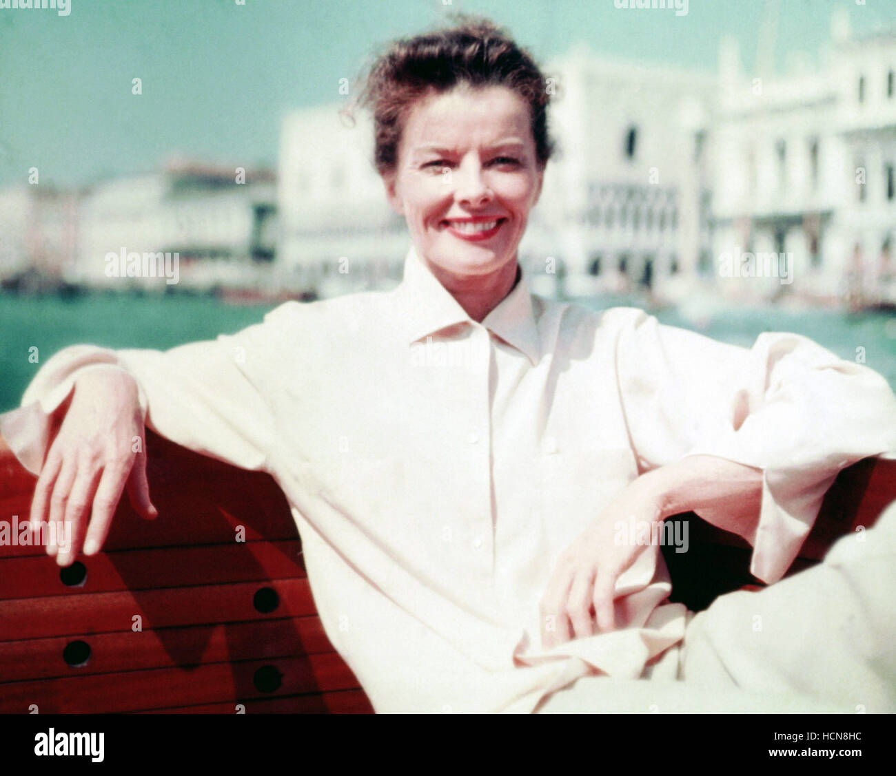 SUMMERTIME, (aka SUMMER MADNESS), Katharine Hepburn on location in ...