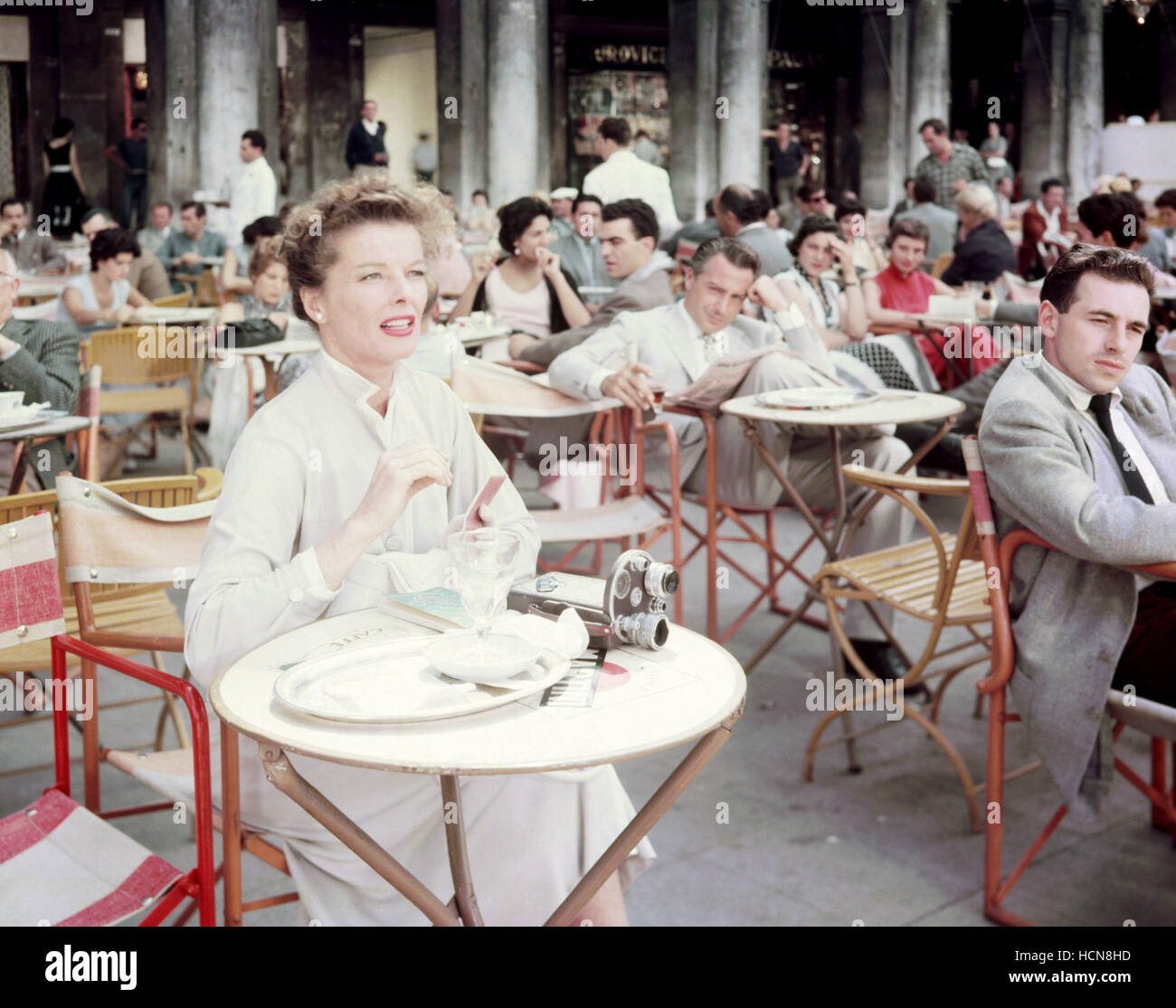 SUMMERTIME, (aka SUMMER MADNESS), Katharine Hepburn (front), Rossano ...