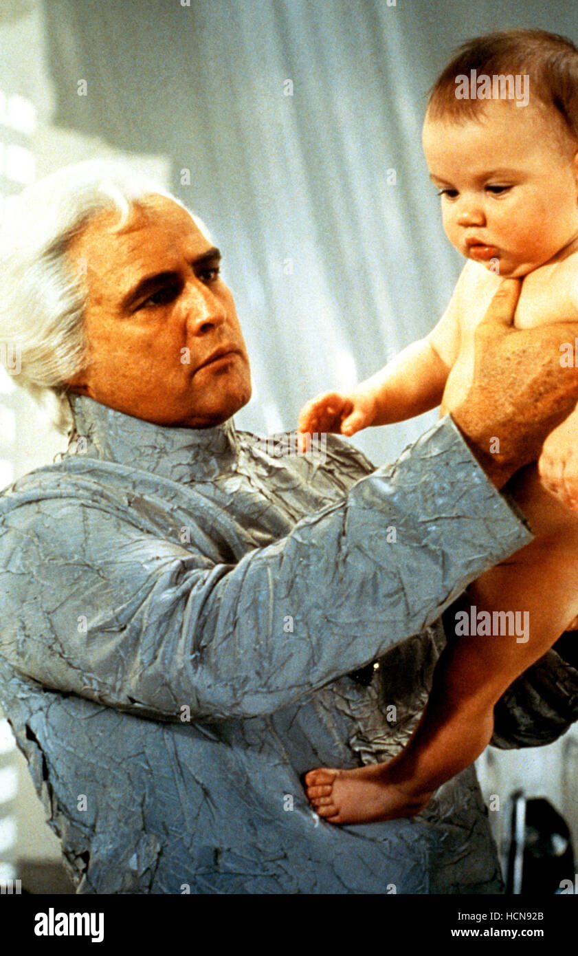 SUPERMAN, Marlon Brando, Lee Quigley, 1978 Stock Photo - Alamy