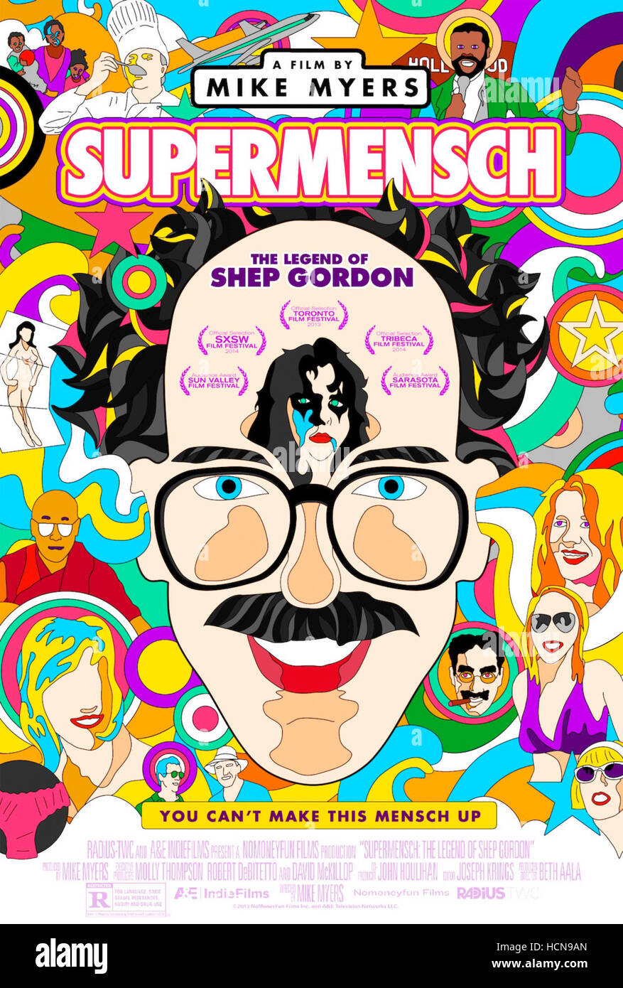 SUPERMENSCH: THE LEGEND OF SHEP GORDON, US poster art, 2013. ©RADiUS ...
