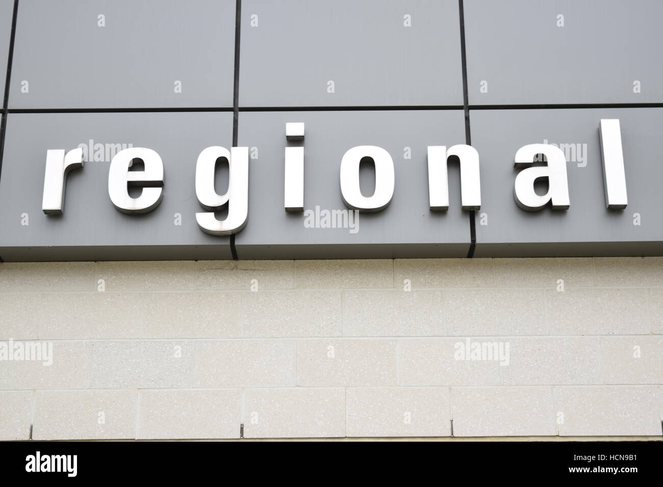 Large sign outside regional hi-res stock photography and images - Alamy