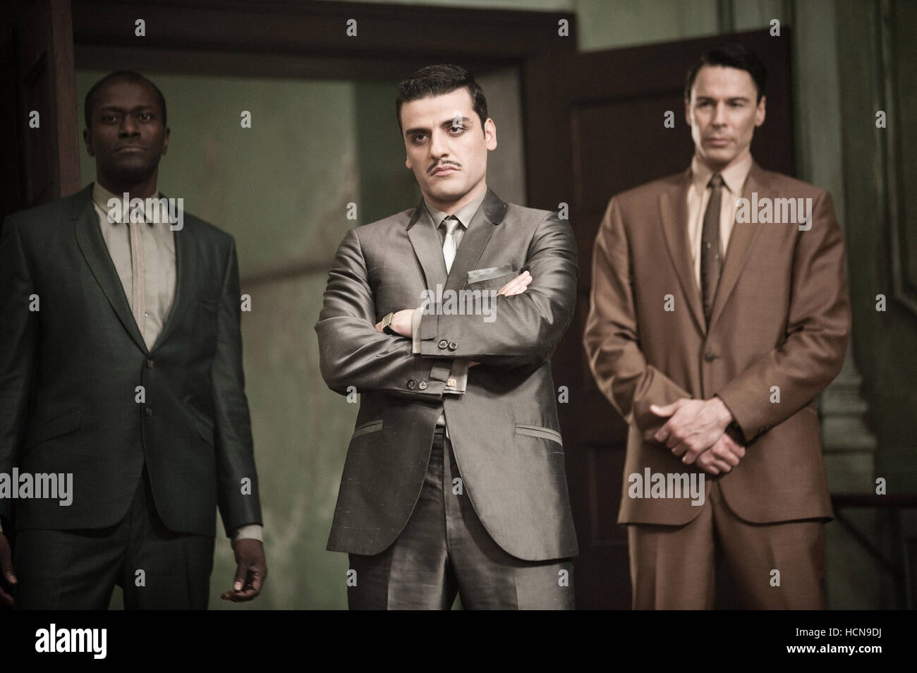 SUCKER PUNCH, from left: Ron Selmour, Oscar Isaac, Richard Cetrone ...