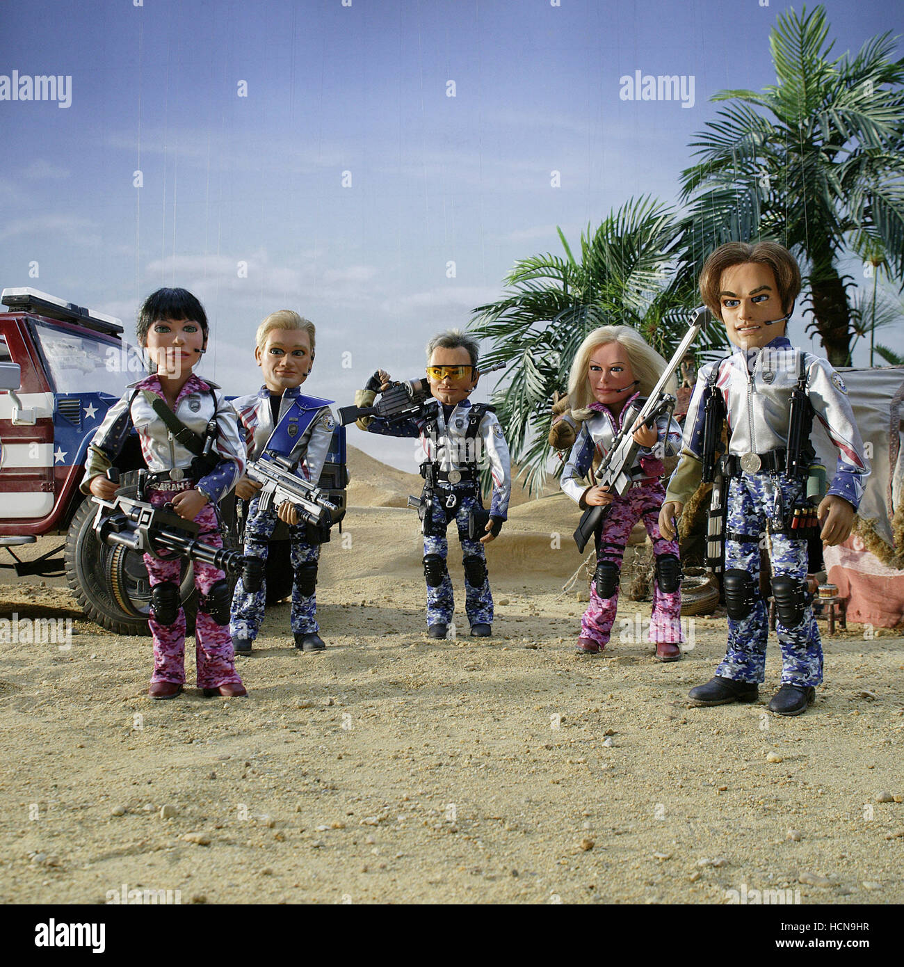 TEAM AMERICA: WORLD POLICE, Sarah, Joe, Chris, Lisa, Gary, 2004, (c ...