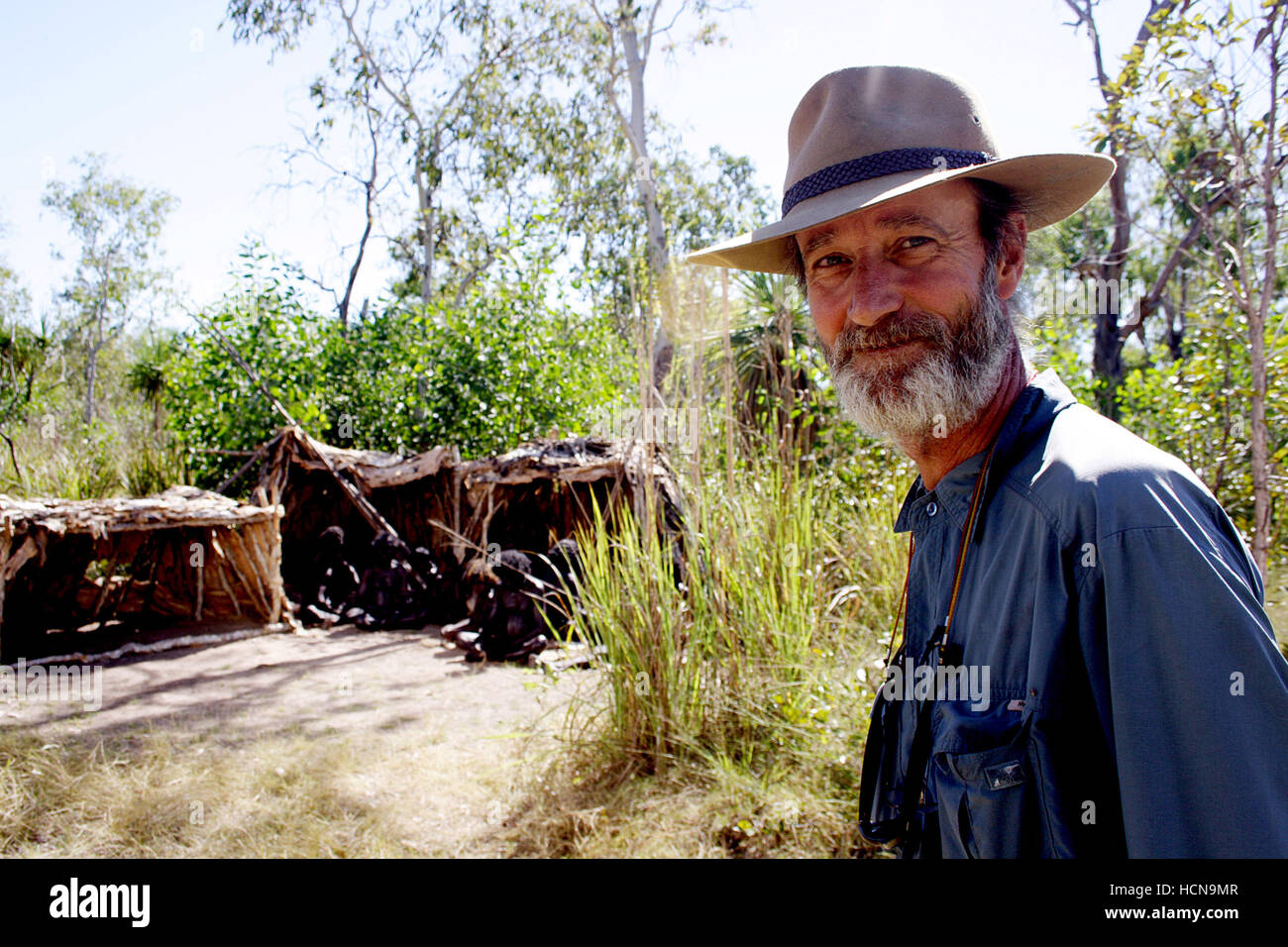 TEN CANOES director Rolf de Heer, on set, 2006. ©Wild Bunch/Courtesy ...
