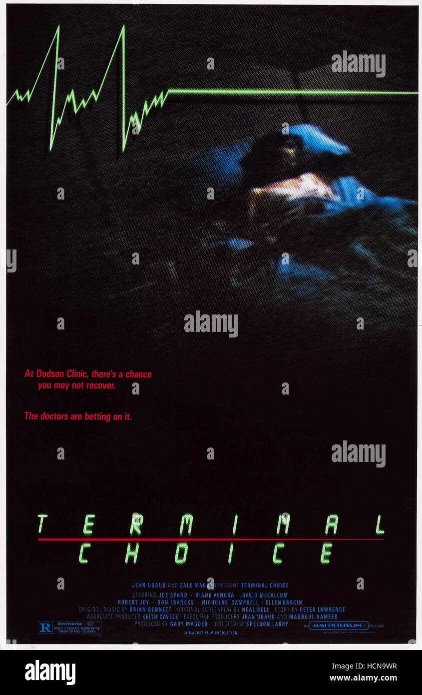 TERMINAL CHOICE, poster art, 1985, ©Almi Pictures/courtesy Everett ...