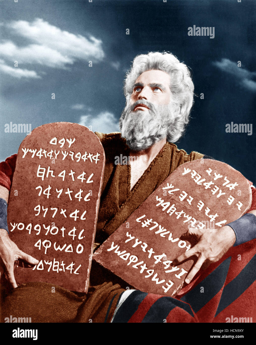 THE TEN COMMANDMENTS, Charlton Heston, 1956 Stock Photo - Alamy