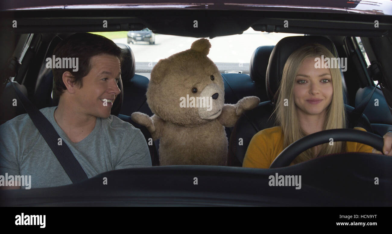 TED 2, from left: Mark Wahlberg, Ted (voice: Seth MacFarlane), Amanda ...