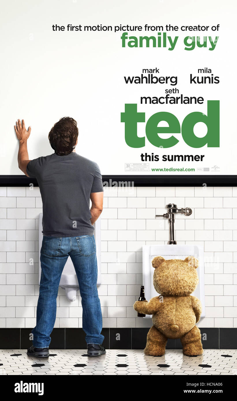 TED, advance poster art, from left: Mark Wahlberg, Ted (voice: Seth ...