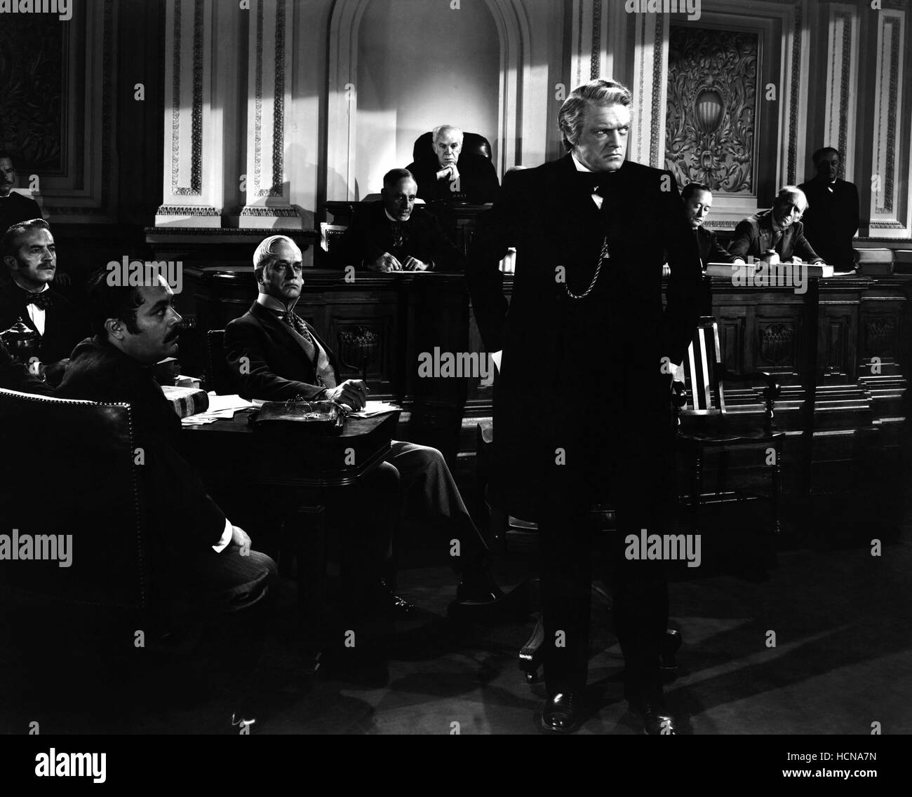 TENNESSEE JOHNSON, Van Heflin as Andrew Johnson (standing center), 1942 ...