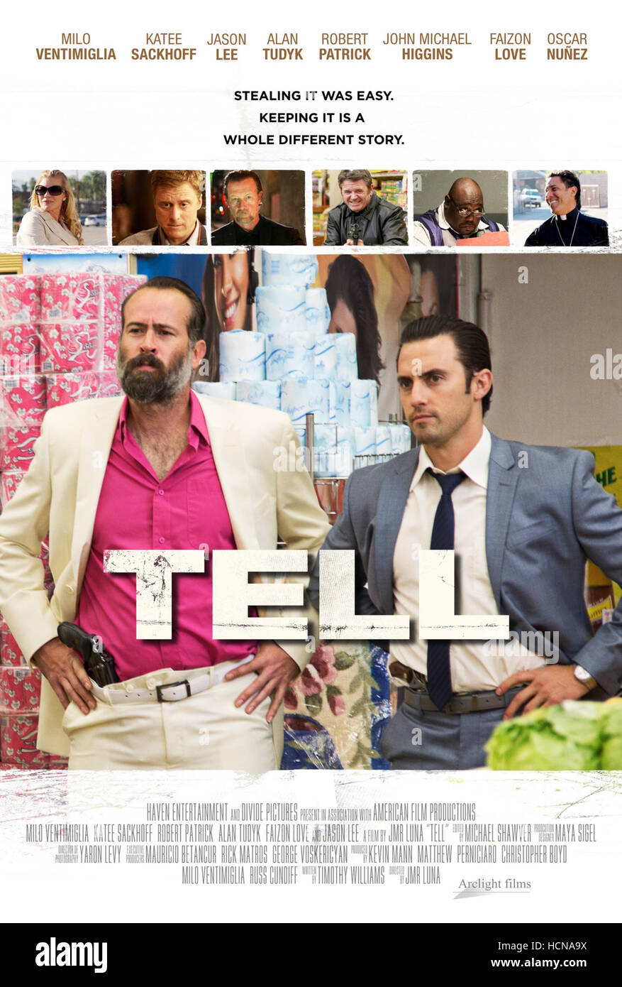 TELL, US poster, bottom, from left: Jason Lee, Milo Ventimiglia, top ...