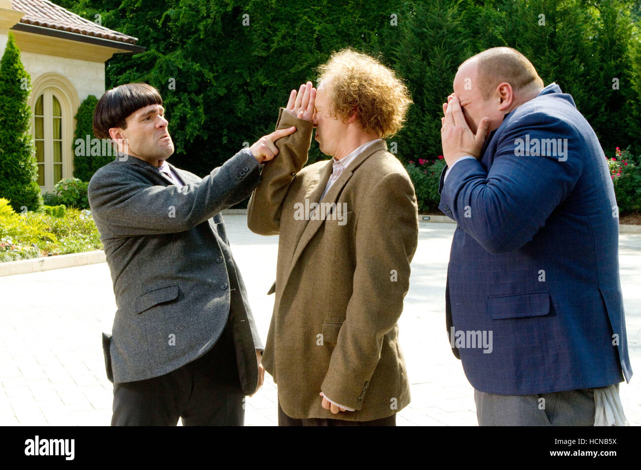THE THREE STOOGES, from left: Chris Diamantopoulos as Moe, Sean Hayes ...