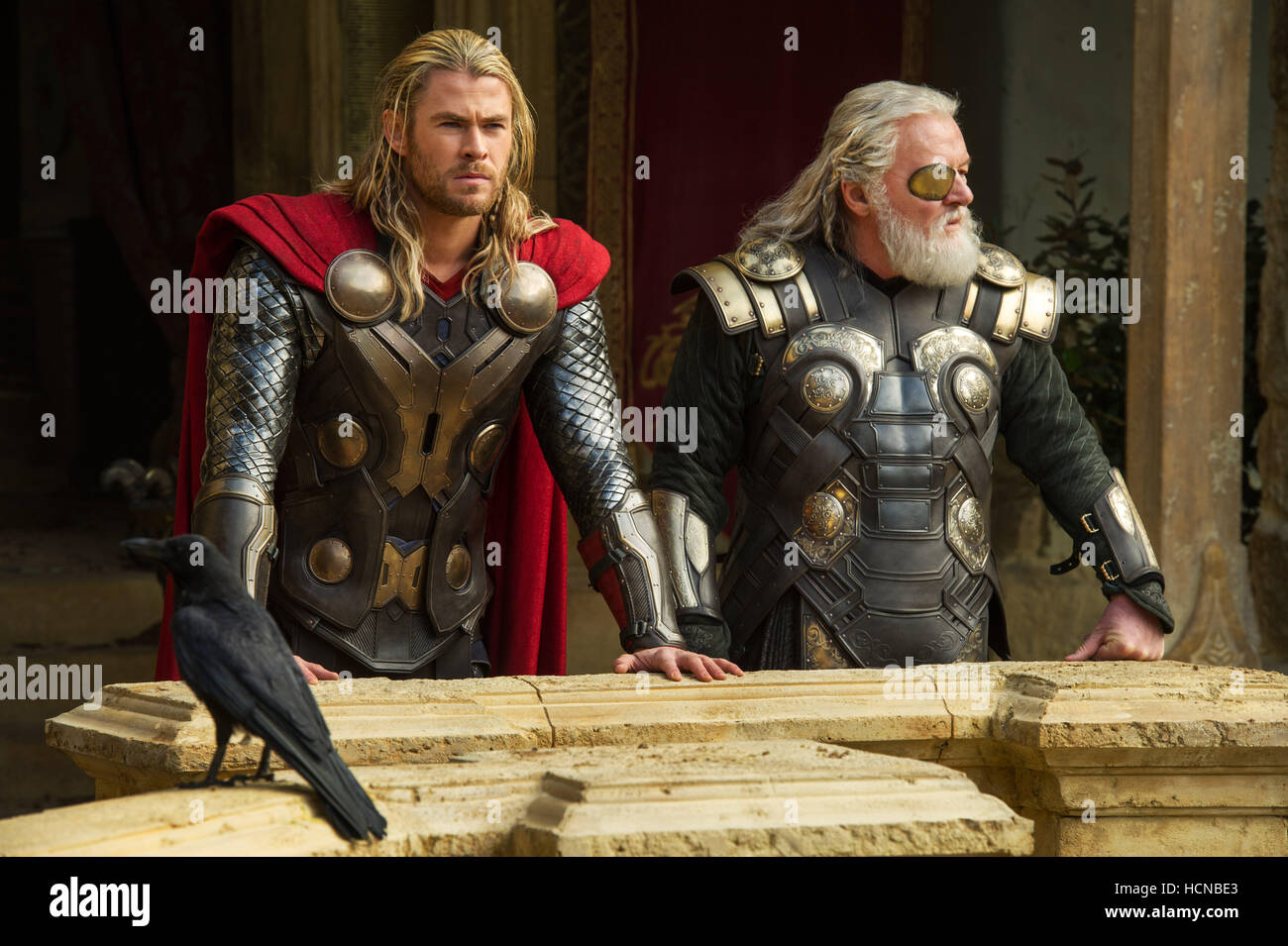 THOR: THE DARK WORLD, from left: Chris Hemsworth, Anthony Hopkins, 2013 ...