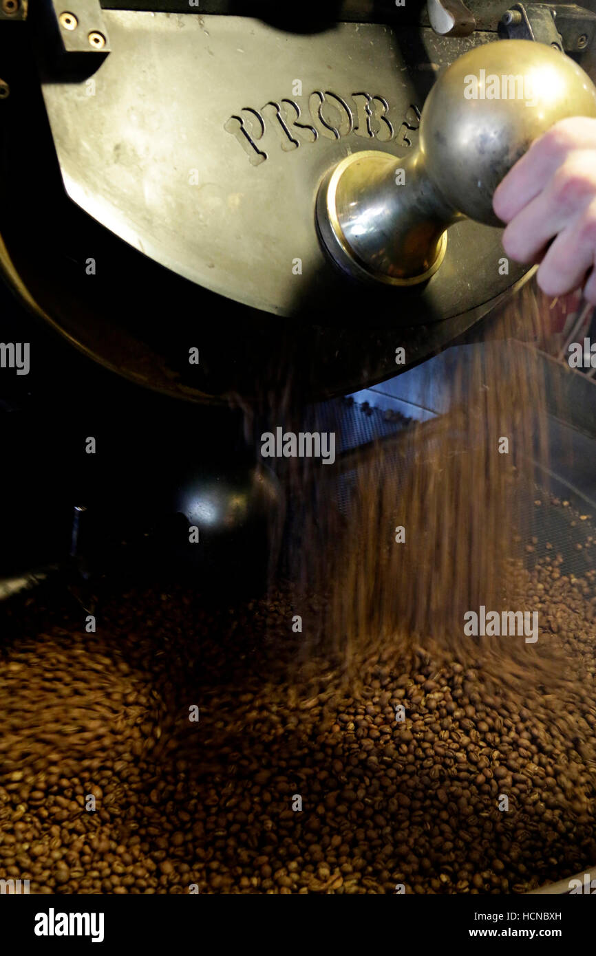 Probat Coffee Roaster Stock Photo - Alamy