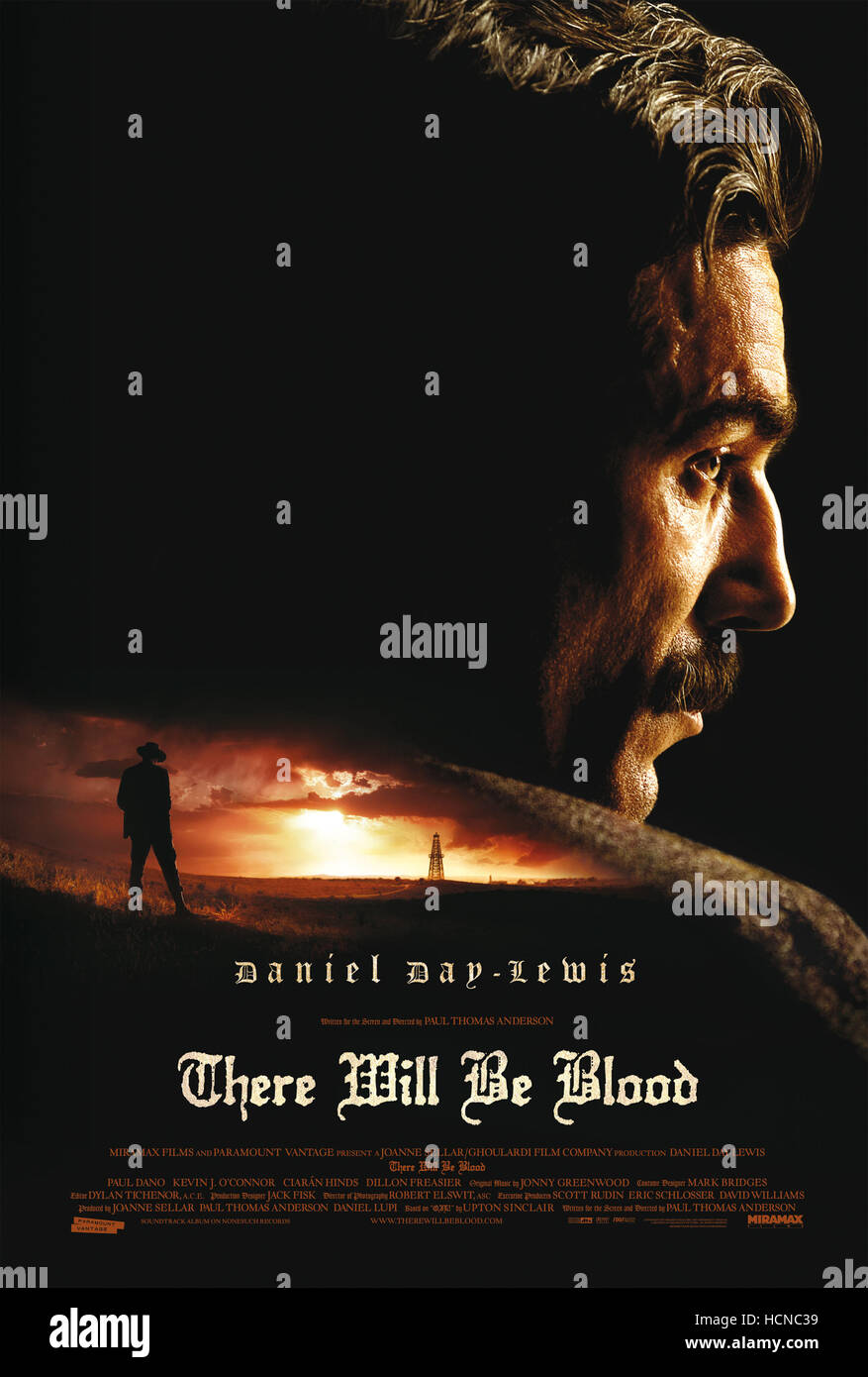 THERE WILL BE BLOOD, poster art, Daniel Day-Lewis, 2007. ©Paramount ...