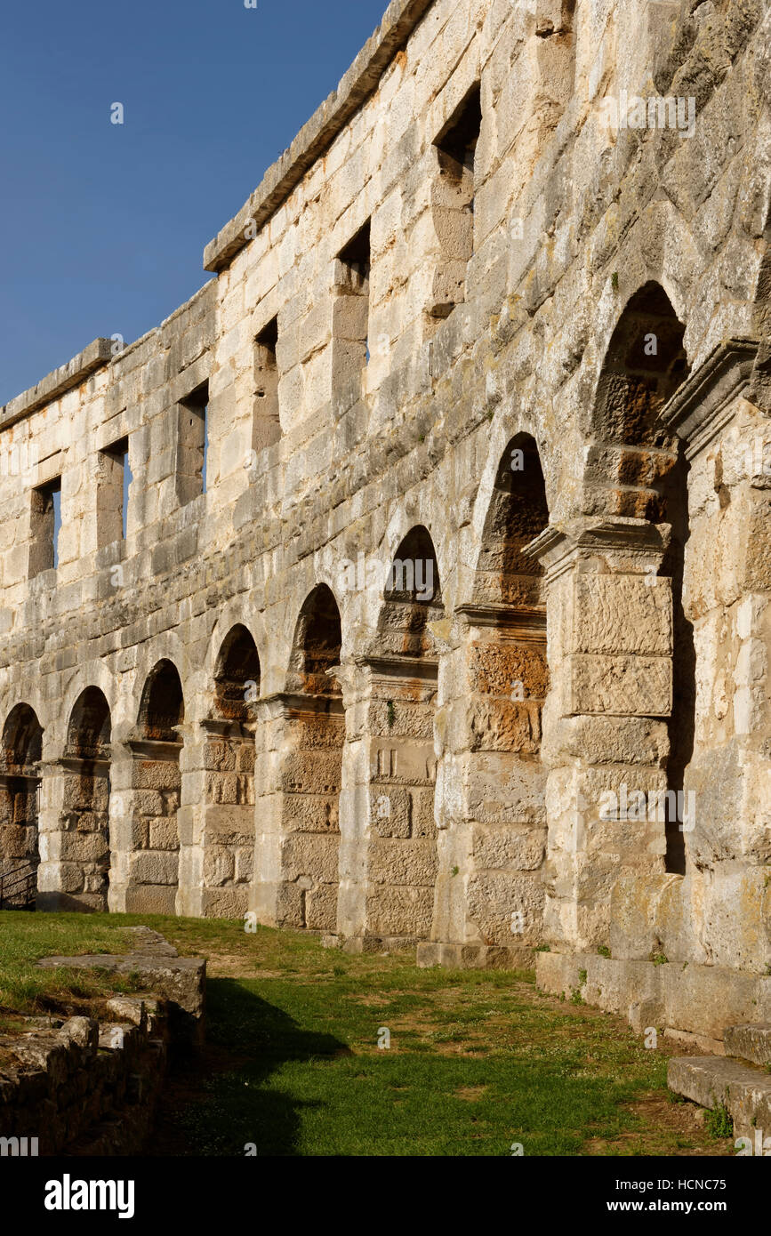 Roman arena in Pula, Istria, Croatia Stock Photo - Alamy