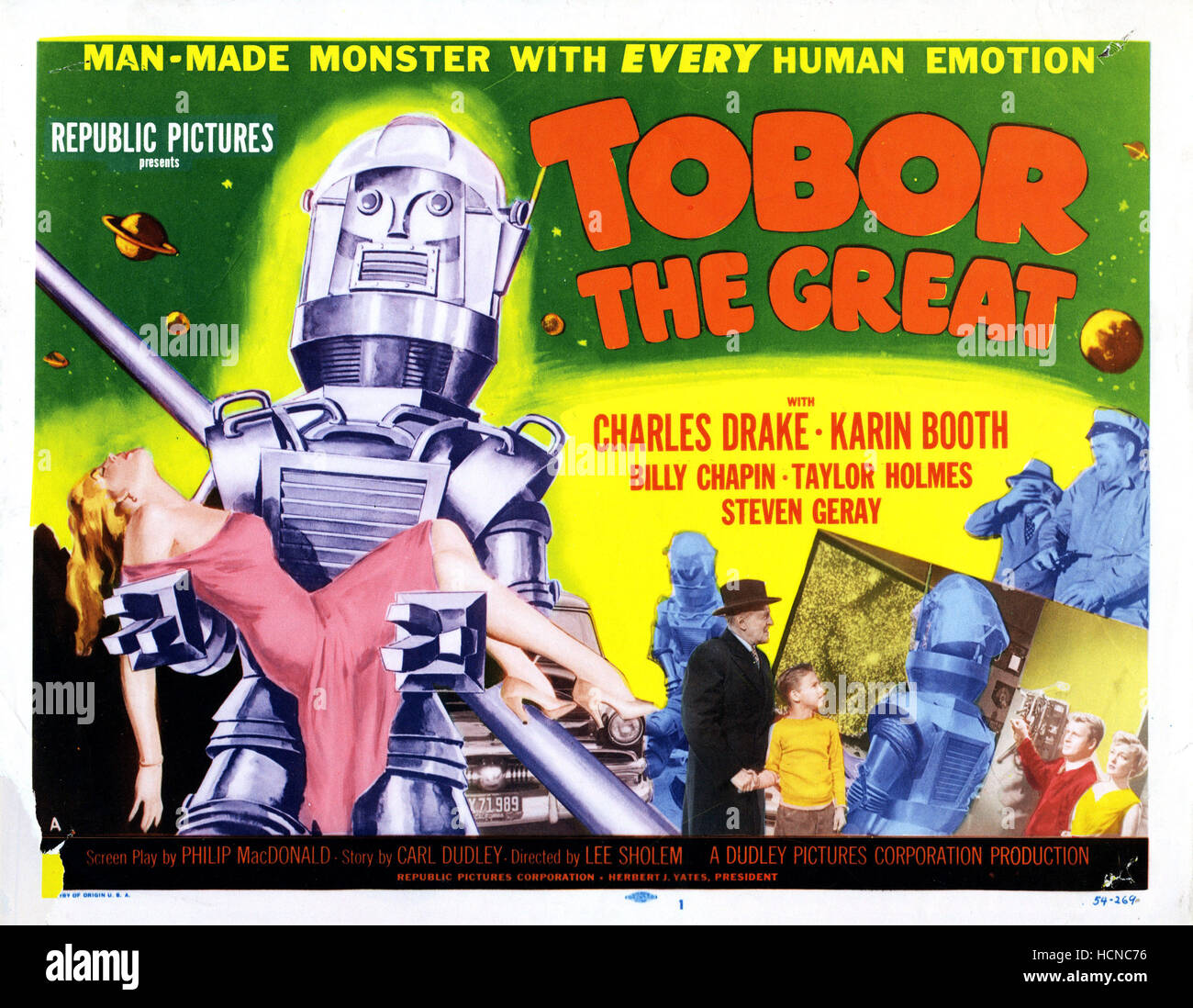 TOBOR THE GREAT, poster art, 1954 Stock Photo - Alamy