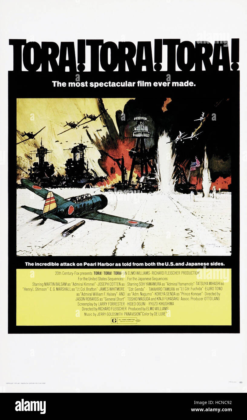 TORA! TORA! TORA, US poster, 1970 Stock Photo - Alamy