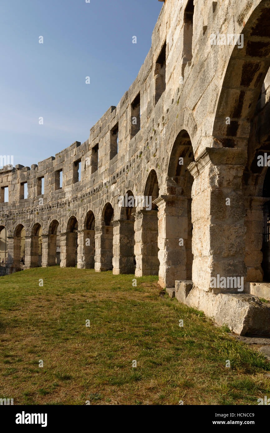 Roman arena in Pula, Istria, Croatia Stock Photo - Alamy
