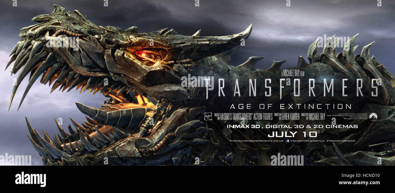 TRANSFORMERS: AGE OF EXTINCTION, British poster art, 2014. ©Paramount ...