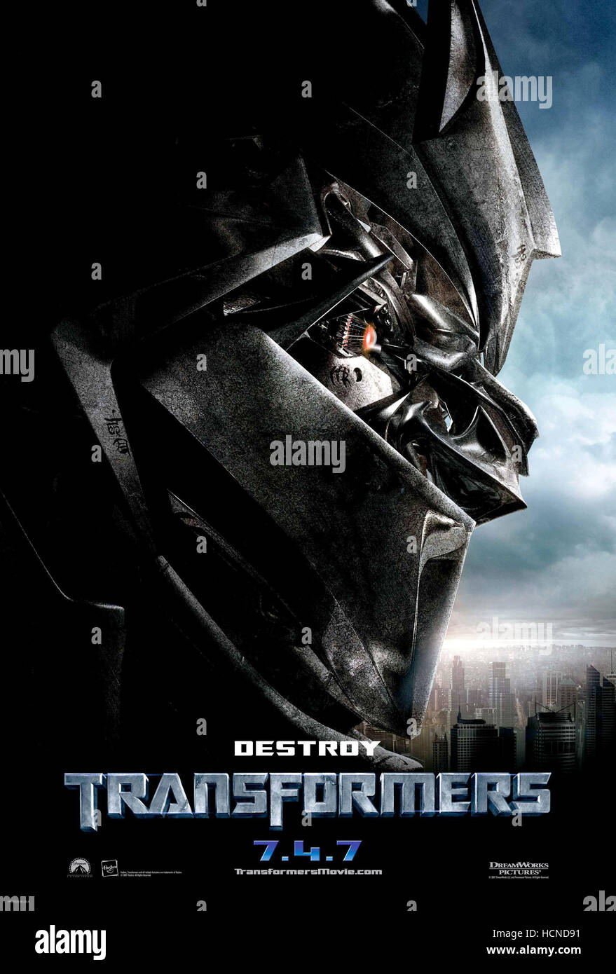 TRANSFORMERS, 2007. ©Paramount/courtesy Everett Collection Stock Photo ...