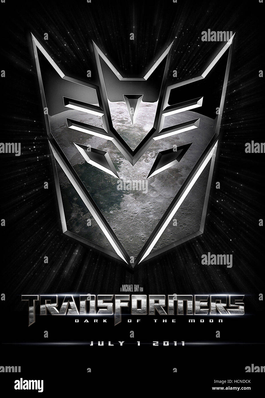 TRANSFORMERS: DARK OF THE MOON, poster art with Decepticon logo, 2011 ...