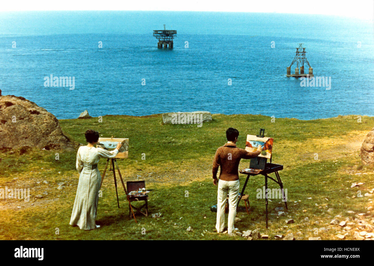 TWO ENGLISH GIRLS, Kika Markham, Jean-Pierre Leaud, 1971 Stock Photo ...