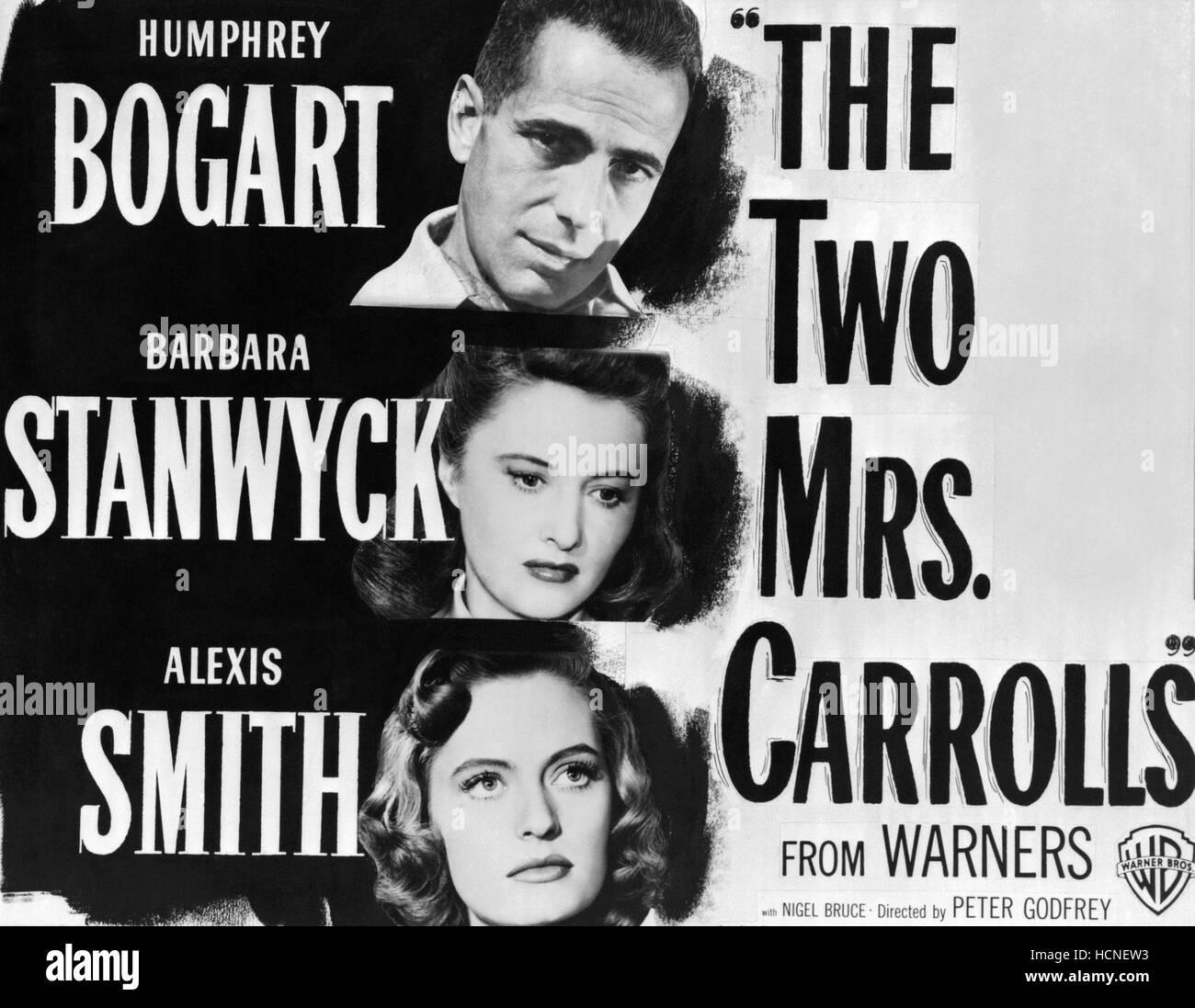 THE TWO MRS. CARROLLS, Humphrey Bogart, Barbara Stanwyck, Alexis Smith ...