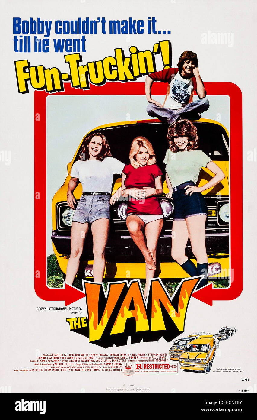 THE VAN, US poster art, top: Stuart Goetz, (aka Stuart Getz); bottom ...